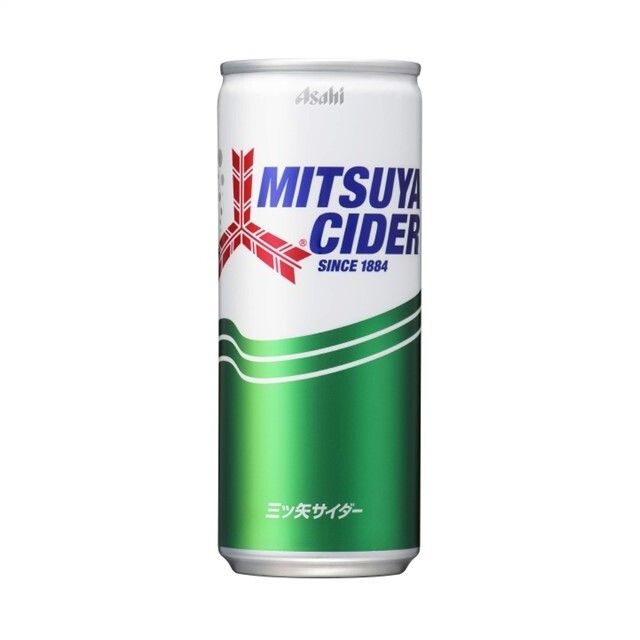 ASAHI Mitsuya Sider Japanese carbonated soft drink 三ツ矢サイダー 250ml
